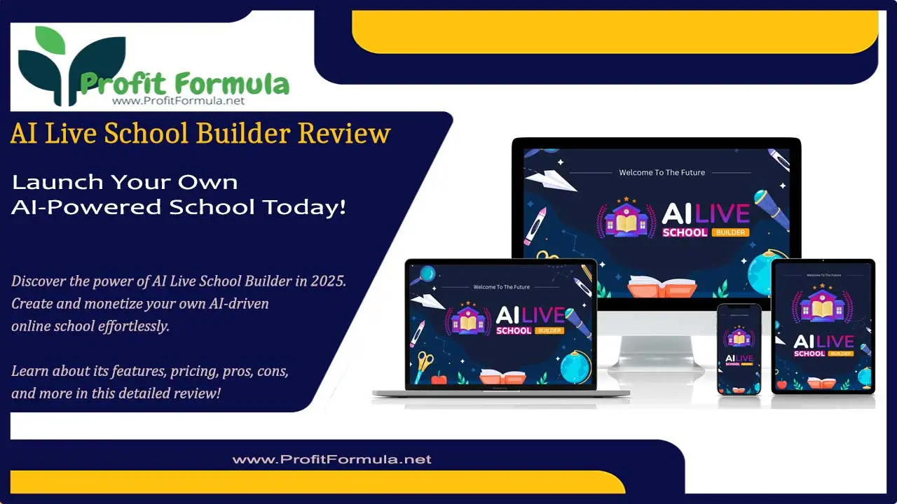 AI Live School Builder Review: Build Your AI School Today! | Profit Formula