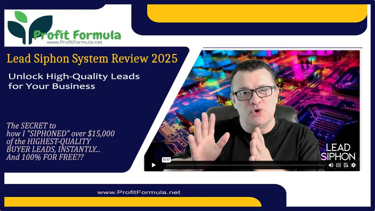 Lead Siphon System Review 2025: Unlock High-Quality Leads | Profit Formula