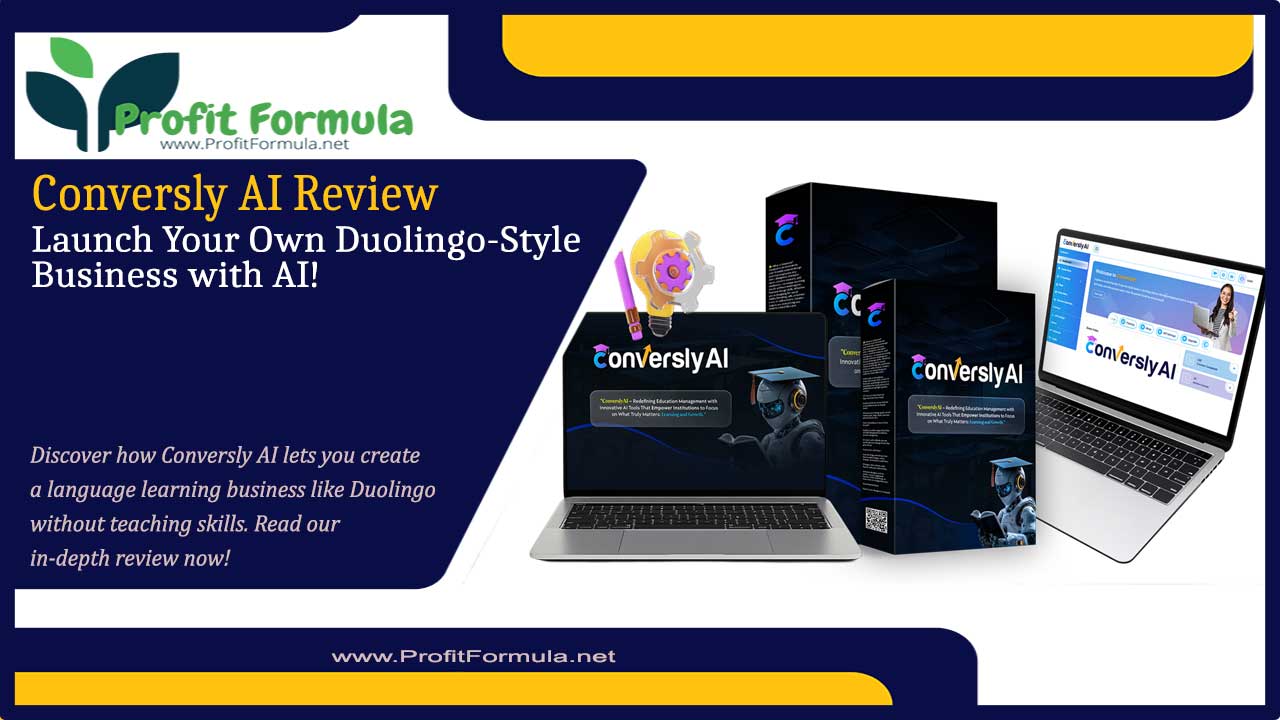 Conversly AI Review: Launch Your Own Duolingo-Style Business | Profit ...